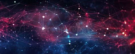 Abstract Background With Interconnected Network Nodes And Data Streams Symbolizing Connectivity