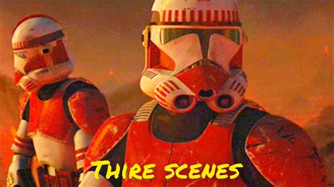 All Lieutenant Thire Scenes The Clone Wars Ep 3 Youtube