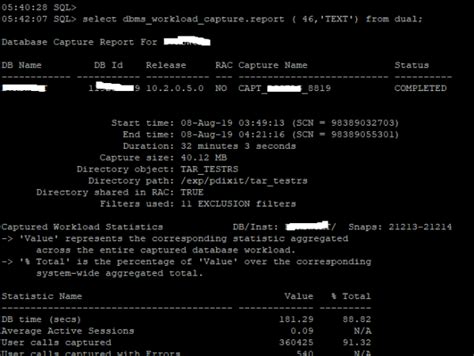 Oracle Real Application Testing Rat Part 2 What Is Capture And How To Do It Tales From A