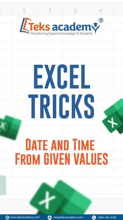 Teks Academy On Linkedin Exceltips Dateandtime Dataautomation