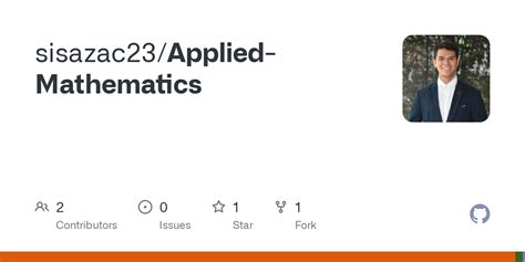 Github Sisazac23applied Mathematics