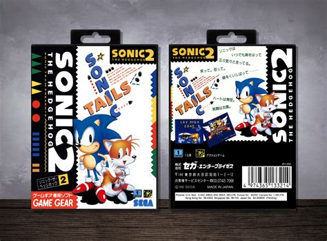 Sega Game Gear Game Case Sonic The Hedgehog 2