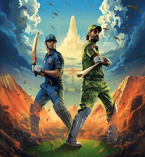 Premium Ai Image Pak Vs Ind