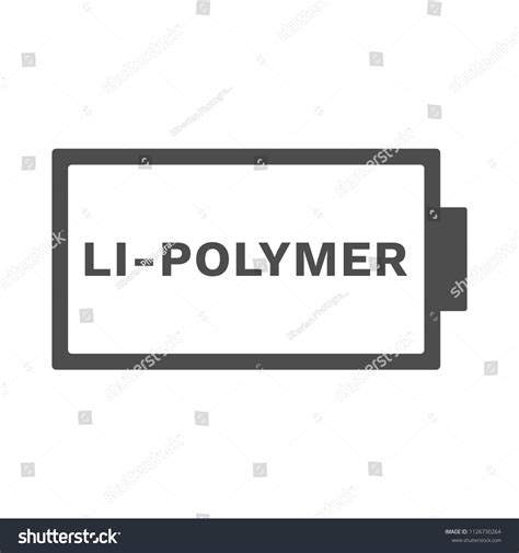 Lithium Polymer Battery Icon Lipo Symbol Stock Vector Royalty Free 1126730264 Shutterstock