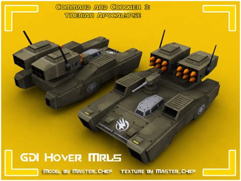 GDI Hover MRLS Image Tiberian Apocalypse Mod For C C Tiberium Wars ModDB