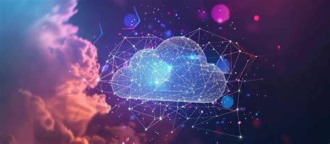Cloud Computing Network Technology Premium Ai Generated Image