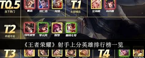 《王者榮耀》射手上分英雄排行榜一覽 手游攻略 Php中文網