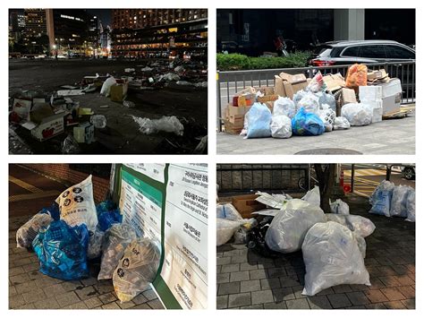 광화문 일대에서 쉽게 만날 수 있는 쓰레기더미 오마이포토