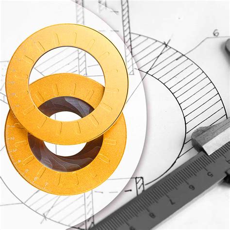 Measuring Round Compass Stretch Ruler Tohittheroad