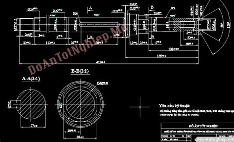 Thiết Kế Quy Trình Công Nghệ Gia Công Chi Tiết Trục Vít Đồ án Tốt Nghiệp Luận Văn Tài Liệu