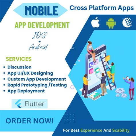 develop the best android and ios mobile apps using flutter by