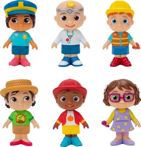 Brandclub Cocomelon Career Friends 6 Figure Pack Includes Jj Nico Cody Nina Bella And