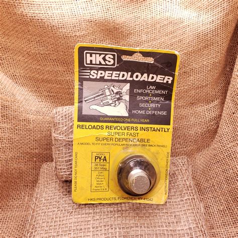 HKS Speed Loader Model PY A 38 357 For Colt Python Officers Model