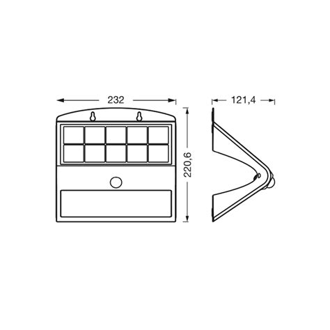 Ledvance Endura Flood Butterfly Solar Sensor W Lights Co Uk