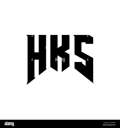 Hks Letter Logo Design For Technology Company Hks Logo Design Black And White Color Combination