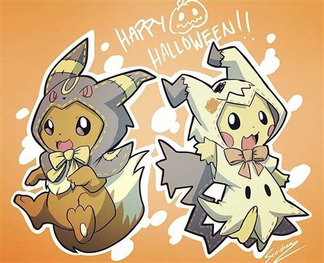 Pokemon Halloween Pikachu Mimikyu Costume And Eeve By Rawerik On Deviantart