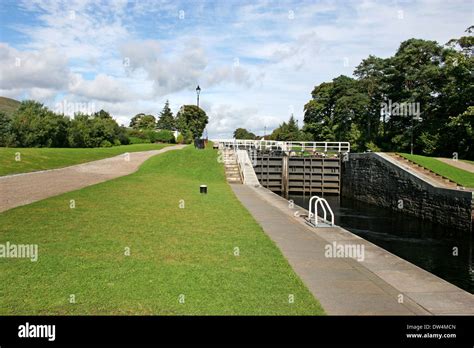 Neptunes Staircase Lock On The Caledonian Canal Near Fort William In