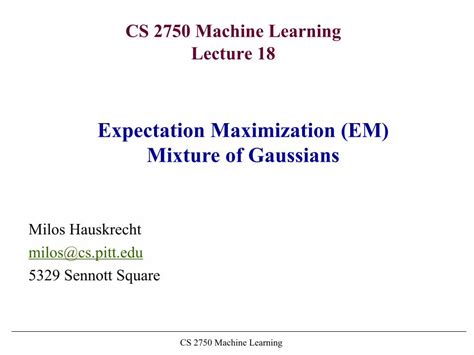 Pdf Expectation Maximization Em Mixture Of Gaussians Dokumen Tips