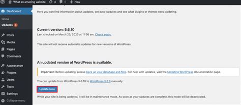 How To Downgrade Wordpress Website To A Previous Version
