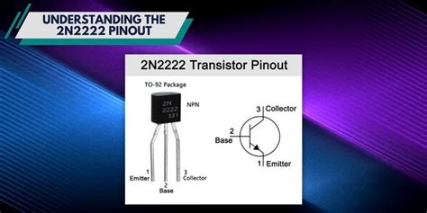 2n2222 Transistor Pinout Guide Configuration And Functions