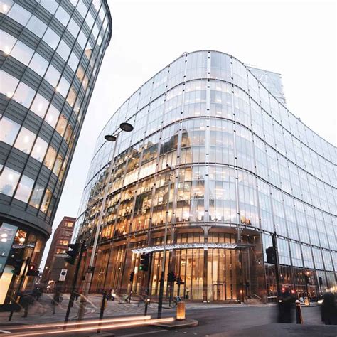 Glass Building Facade External Glass Walls Enhancing Spaces With