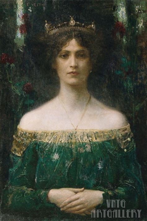 Eduard Veith The Kings Daughter Before 1902 Canvas Gallery Wrapped