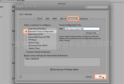 Configure Mac Proxy Opera Tellypass