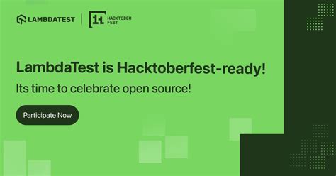 Lambdatest On Linkedin Hacktoberfest Softwaretesting Opensource Oss