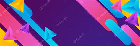 Premium Vector Abstract Colorful Banner Background Color Gradient Abstract Background With