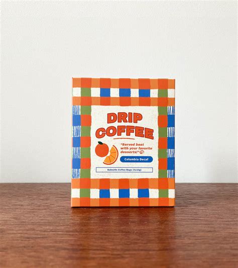 ‘bake29s 빈티지 무드 드립백 패키지 2종 By 조디 노트폴리오 웹디자인 제품 포장 빈티지