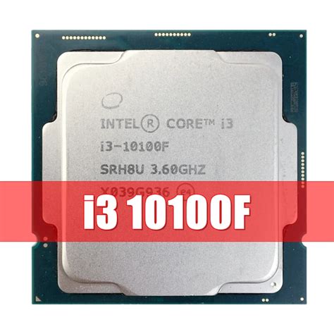 Intel Core I3 10100F I3 10100F 3.6 Ghz 4 Core 8 Draad Cpu Processor L2 ...