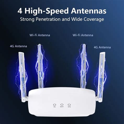 15305에서 4g Cpe 무선 라우터 Sim 카드에 대한 Wi Fi Lte 라우터 Rj45 Wan Lan 무선 모뎀 지원