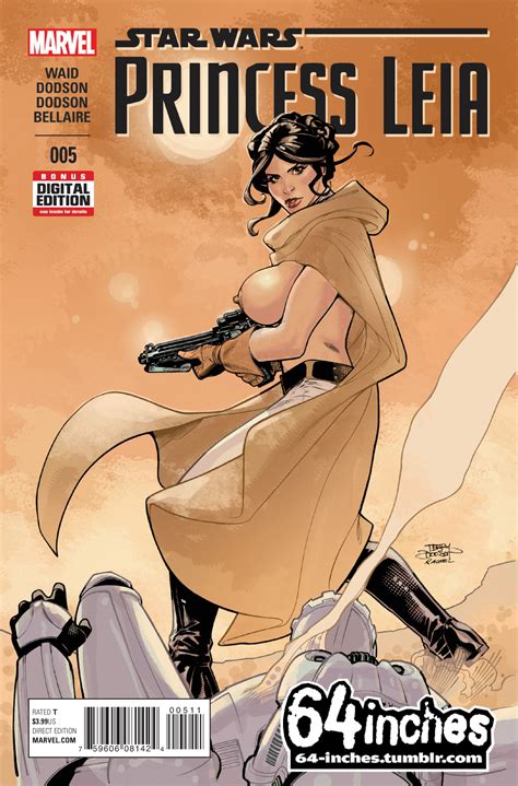Rule 34 64inches Comic Comic Cover Edit Exposed Breasts Human Princess Leia Organa Rachel