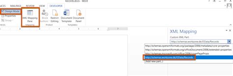 add the content controls