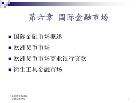 第六章 国际金融市场与衍生金融工具市场 word文档在线阅读与下载 无忧文档