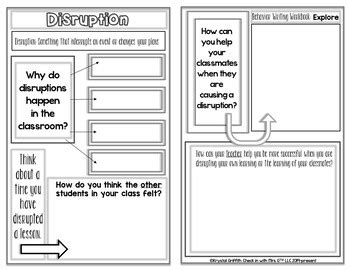 Behavior Writing Assignment By Check In With Mrs G TpT