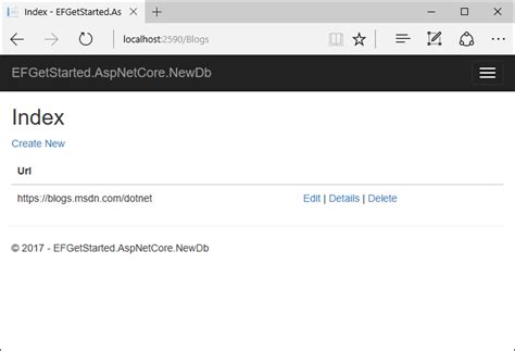 C Entity Framework Scaffold Controller Returns Broken Page Stack Overflow