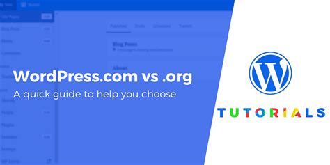 WordPress Com Vs WordPress Org Which One Should You Use