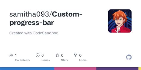 Github Samitha Custom Progress Bar Created With Codesandbox