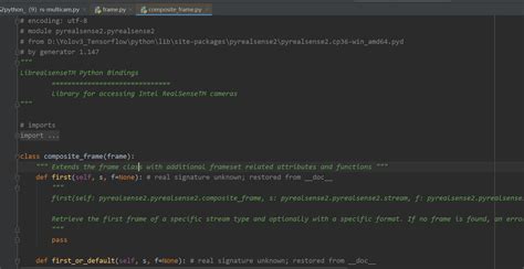 What Is The Difference Between The Frame Class And The Composite Frame Class In Pyrealsense