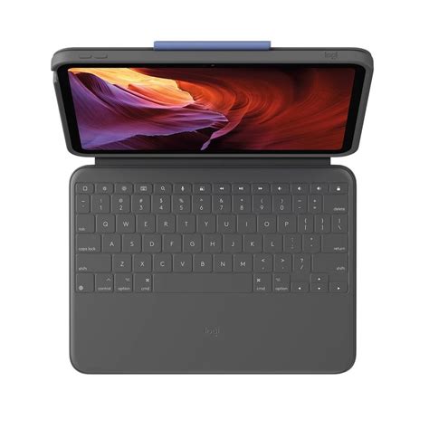 Logitech Rugged Keyboard Folio Uk безжична клавиатура с удароустойчив кейс и поставка за Ipad