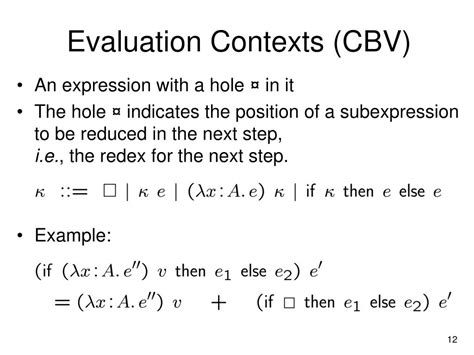 Ppt Cse 321 Programming Languages Evaluation Contexts Powerpoint