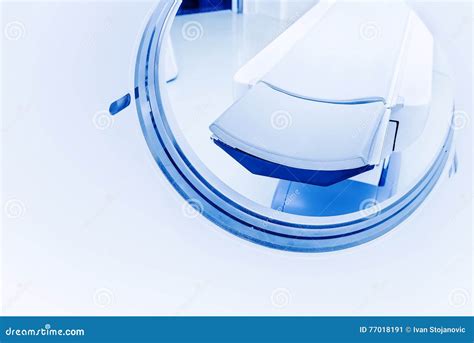 Computerized Tomography Scan Machine Stock Image Image Of Blue Scan 77018191