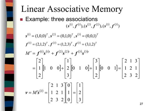 artificial neural network lecture 6 associative memories and discrete hopfield networks ppt