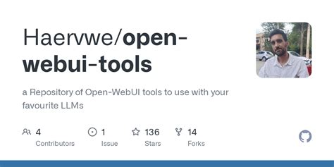 Github Haervweopen Webui Tools A Repository Of Open Webui Tools To Use With Your Favourite Llms