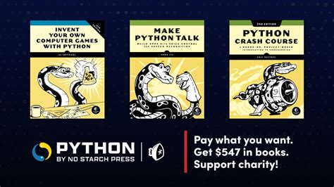 humble book bundle python by no starch press bundle bundle scan