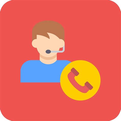 콜 센터 아이콘 프리미엄 벡터