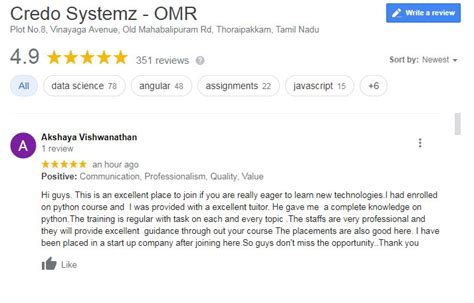 Credosystemzreview Pythonreviews Pythontraining Happylearning