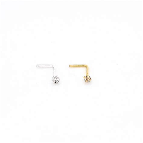 L Shape Screw Pico Body Jewelry