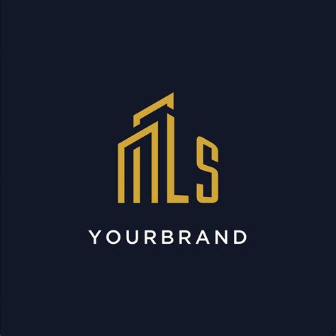 LS Initial Monogram With Building Logo Design 27135719 Vector Art At Vecteezy